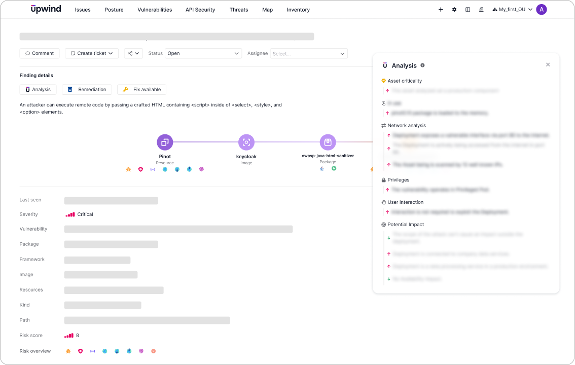 Vulnerability Management - Upwind | Cloud Security Happens at Runtime