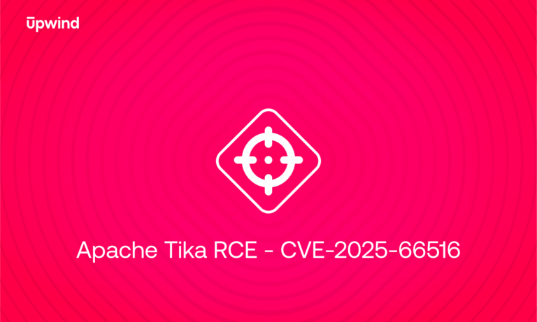 Apache Tika RCE - CVE-2025-66516 - Upwind