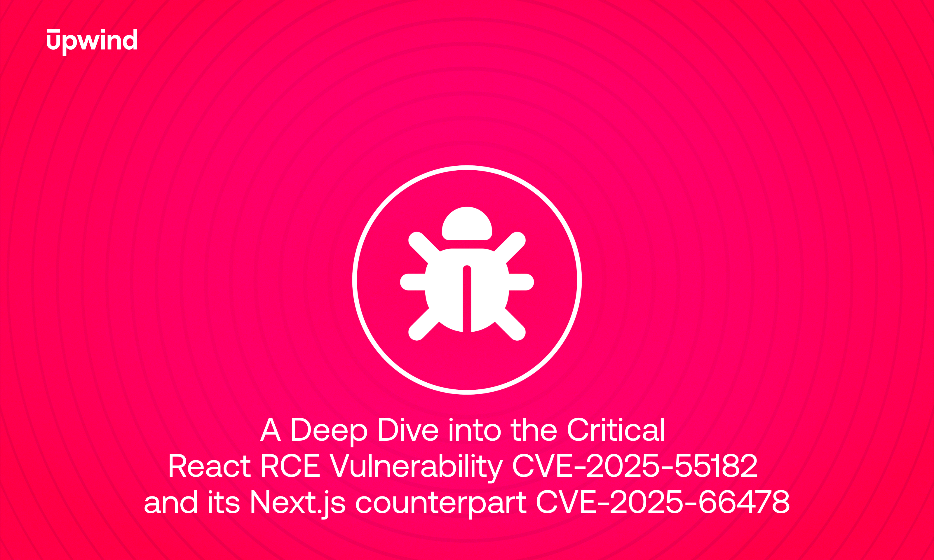 CVE-2025-55182: A Deep Dive into the Critical React RCE Vulnerability - Upwind